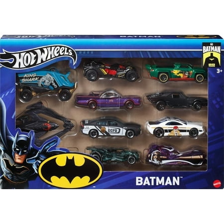 Click here for Hot Wheels Toy Cars 10-Pack Of Batman-Themed 1:64... prices