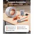 Banding Strapping Kit Heavy Duty Banding Sealer Tool 1000 Metal Seals ...