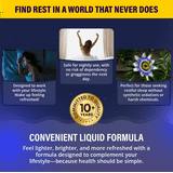 Rejuvica Health Nocturest Liquid Sleep Supplement, Melatonin, Magnesium ...
