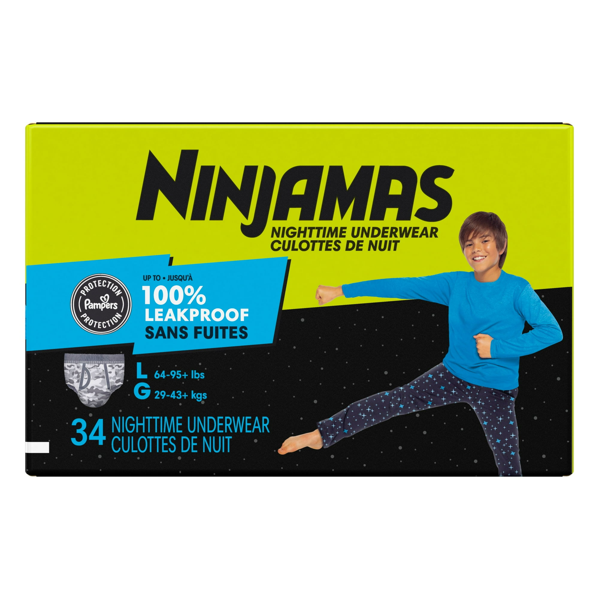 Click here for Ninjamas Boys Bedwetting Nighttime Underwear  Size... prices
