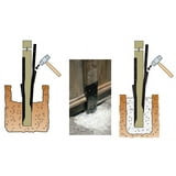 Simpson Strong-Tie E-Z Mender, 4x4 Post Repair Bracket, Black Finish, 2 ...