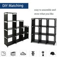 ALSO GO Cube Storage Bookcase, 9 Cube Organizer, DIY Storage Shelves ...