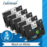 Compatible Industrial Label Tape Replacement for DYMO Rhino 18444 Permanent Vinyl Label Tape ...