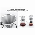 WM25 Stainless Steel Cone Coffee Dripper, Slow Drip Coffee Filter ...