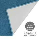 Mainstays Performance Recycled Polyester Bath Rug, Cool Water, 20" x 34 ...