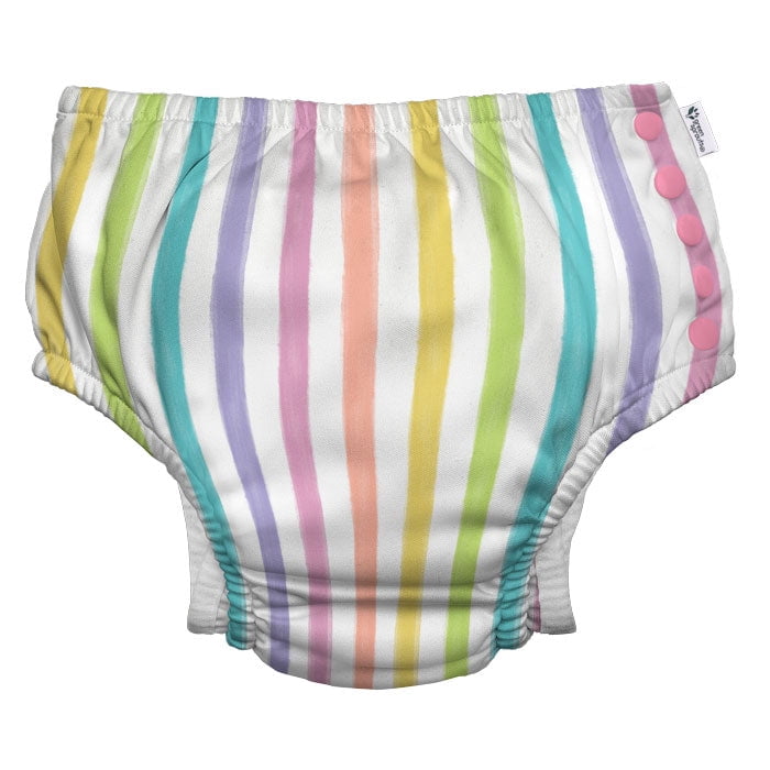 Green Sprouts Eco Snap Swim Diaper-Rainbow Stripe-12mo - Walmart.com