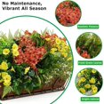 24 count Outdoor Artificial Realistic Artificial Greenery Stems Faux ...