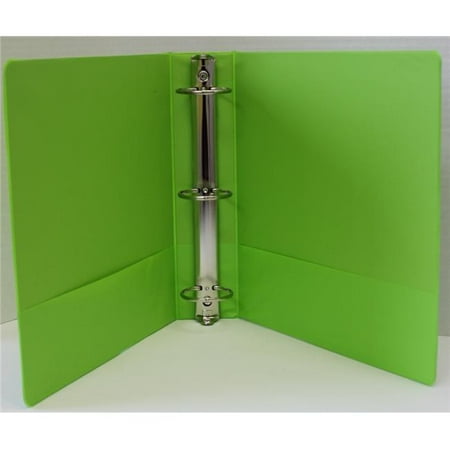 DDI 1995317 A+ Homework 1" 3-Ring Binder - Lime Green 2 Pocket Case of ...