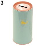 Xeyise Cute Animal Print Creative Gift Saving Bank Money Box Tin Coin ...