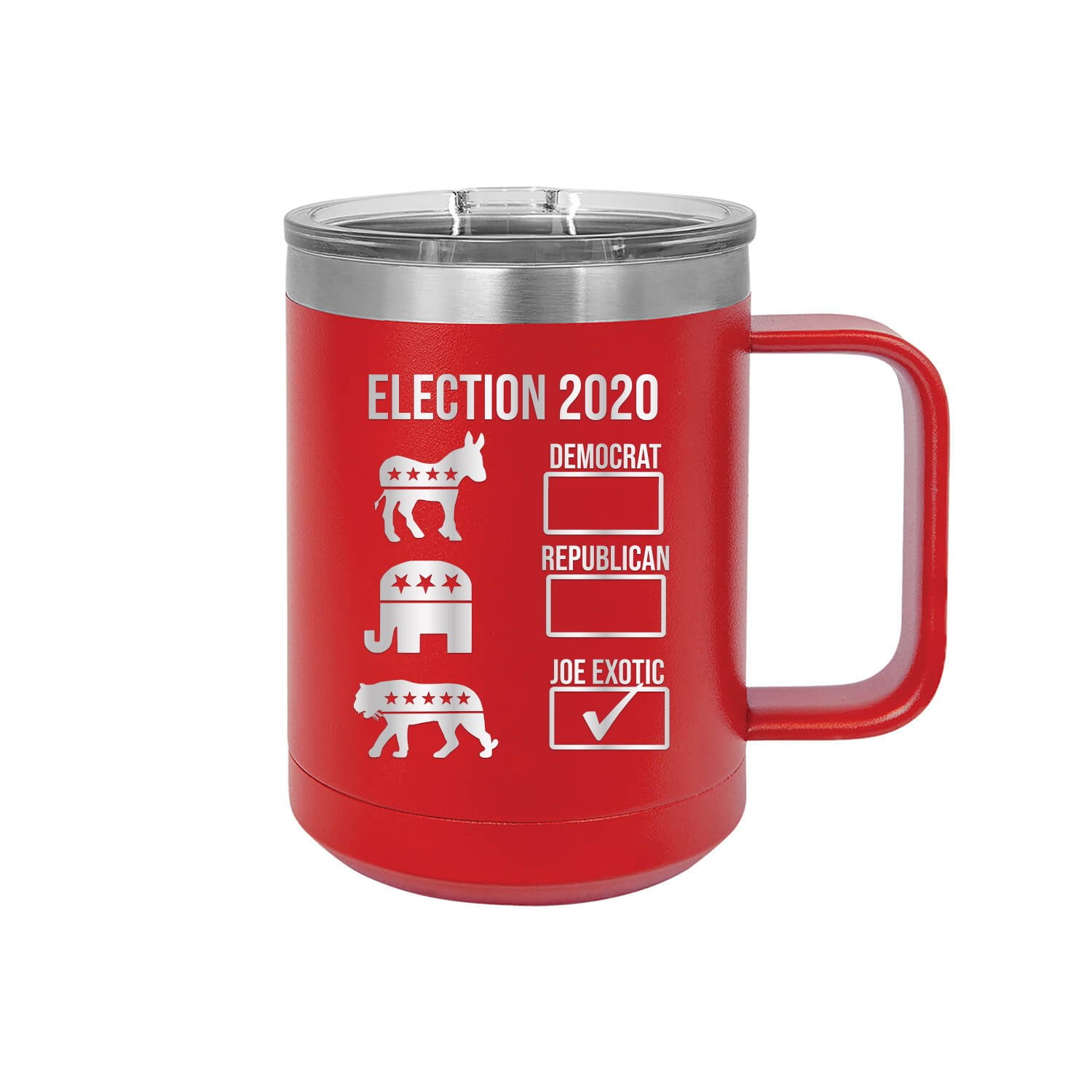 Joe Exotic Election 2020 - Engraved Coffee Mug with Handle Cup Unique ...