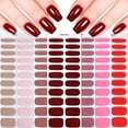 22Pieces Gel Nails Stickers Long Lasting Wear Comfort Fit for Keyboard ...
