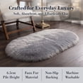 Unique Bargains Shaggy Area Rug Ultra Fluffy Non-Slip Fuzzy Carpet 32 ...
