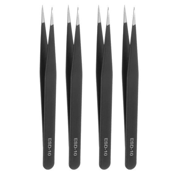 Precision Anti-Static Stainless Steel 9 in 1 Tweezers Kit Set For ...