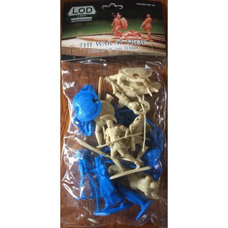 1/32 The War at Troy Set #3 Figure Playset: Heroes of the Iliad Greeks ...