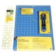 Dritz Rotary Cutting Kit, Rotary Cutter, Cutting Mat, Omnigrid Ruler ...