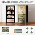 CONCETTA 4-Drawer Fabric Dresser Storage Chest for Bedroom, Closet ...