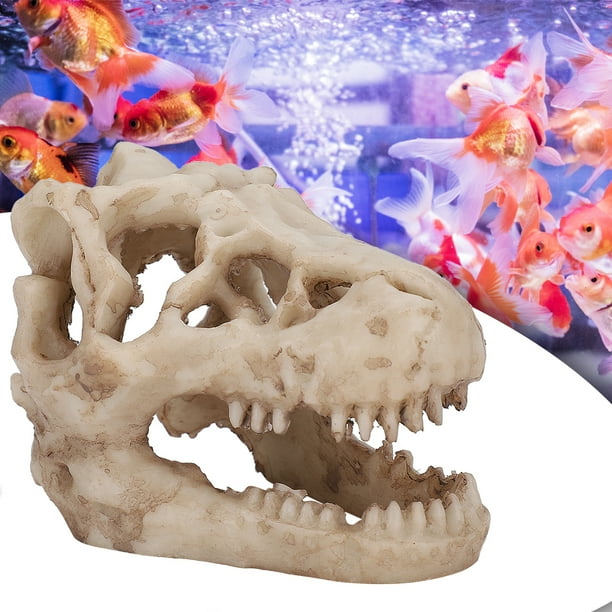 Fish Tank Decor, Exquisite Shape Artificial Aquarium Skull Ornament ...