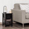 Costway Mini Night Stand 2 Layer 1 Drawer Bedside End Table Organizer ...
