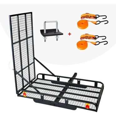 Costway 500lbs Wheelchair Vehicle Trailer Hitch Carrier, Handicap ...