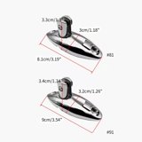MOMOJIA Quick Release Bimini Top Swivel Hinge Deck Side Mount 316 ...