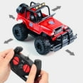 LED-Lit All Terrain Remote Control Car for Kids, Rechargeable Off-Road ...