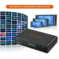 GTMEDIA Receiver,WiFi TV Tuner Tuner Scart Output Box USB WiFi H.265 ...