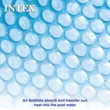 Intex 12-Foot Solar Pool Cover for Easy Set and Metal Frame Round Pools ...