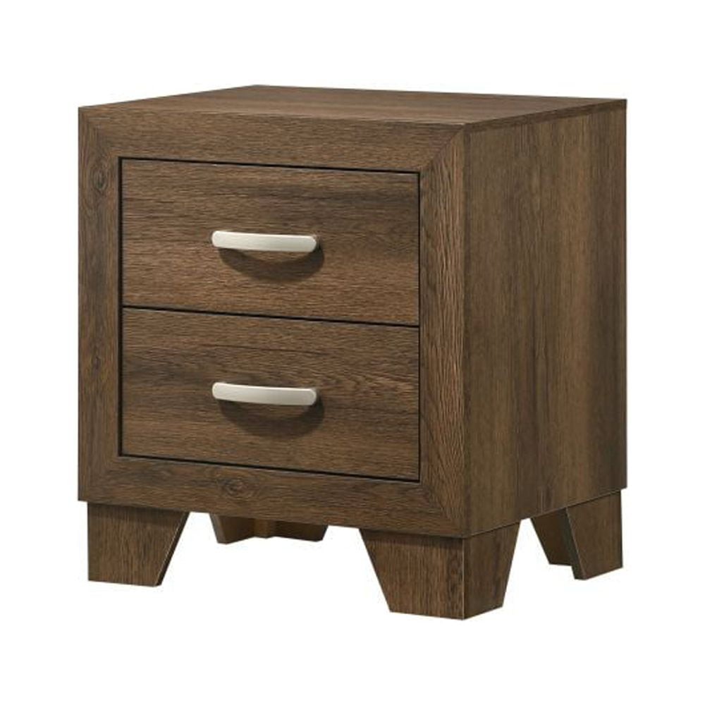 Miquell Nightstand, Oak 28053 - Walmart.com