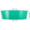 4-piece plastic gardening soil sifter - round portable soil sifter ...