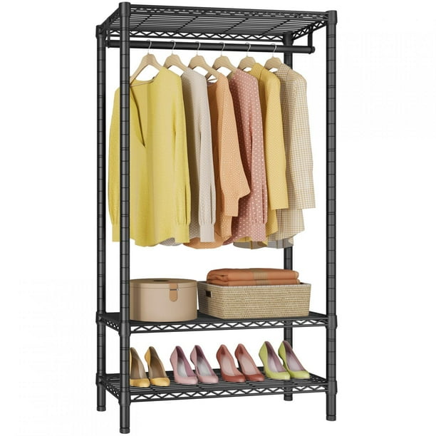 VIPEK V1S Wire Garment Rack 3 Tier Heavy Duty Clothes Rack, Max Load ...