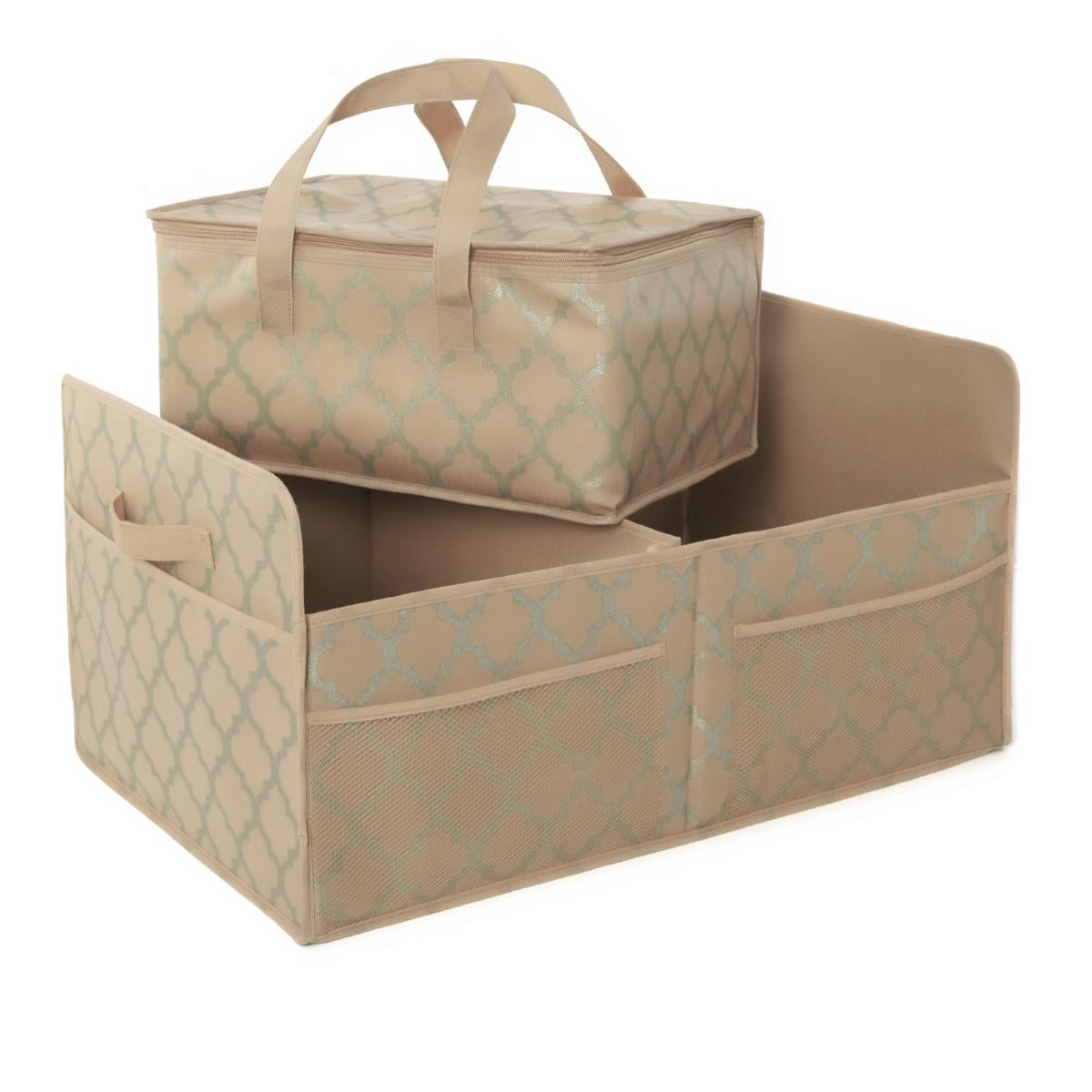JOY Ultimate Closet Trunk Organizer with Insulated Tote - Chrome ...