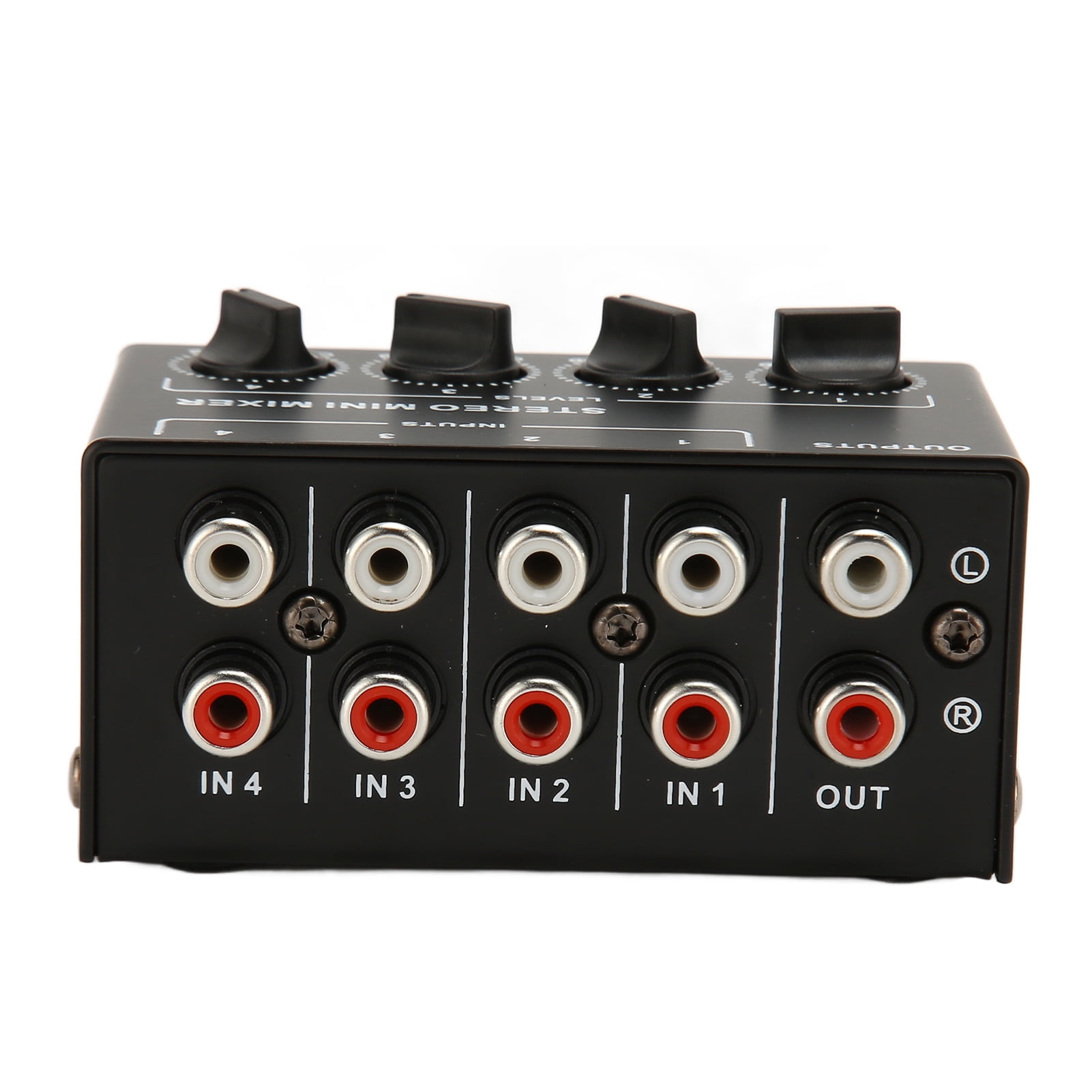 Mezclador pasivo mini mezclador estéreo portátil de 4 canales para ...