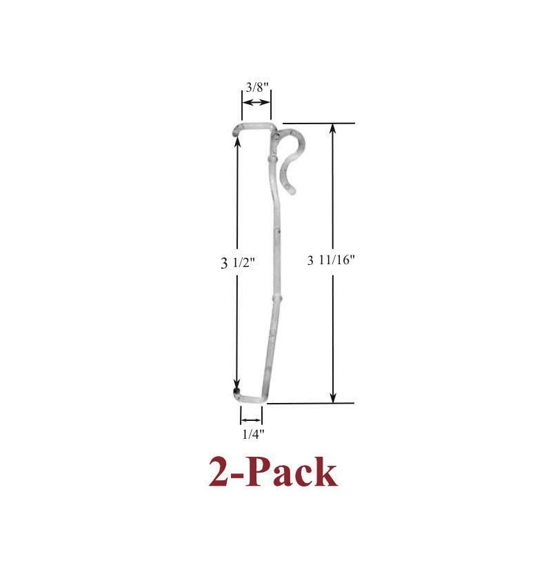 3 1/2" Single Slat VALANCE CLIPS for WOOD Mini BLINDS - Walmart.com