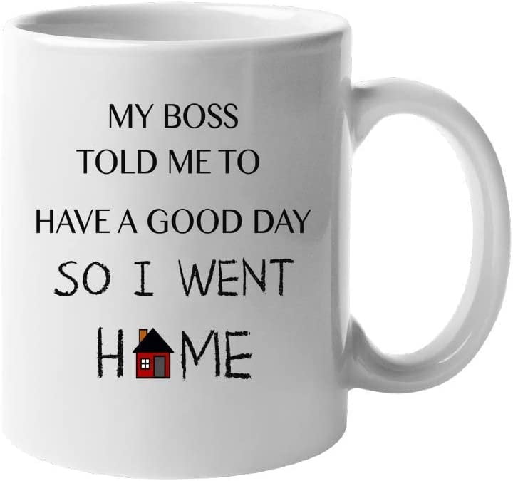 Kitchen & Dining Boss's Day Gift for Boss Mug Office Humor Happy Bosses ...