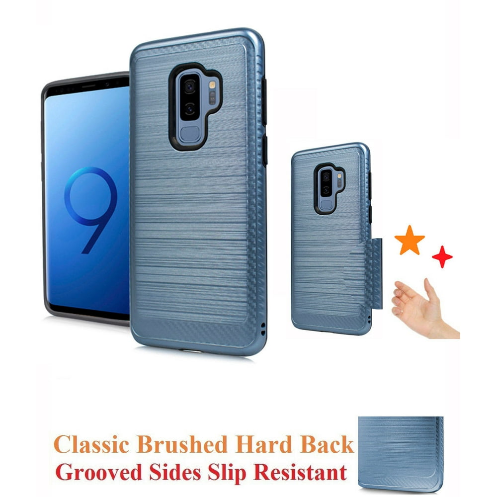 for 6.2" Samsung Galaxy S9 + PLUS Case Phone Case Grooved Sides Firm ...