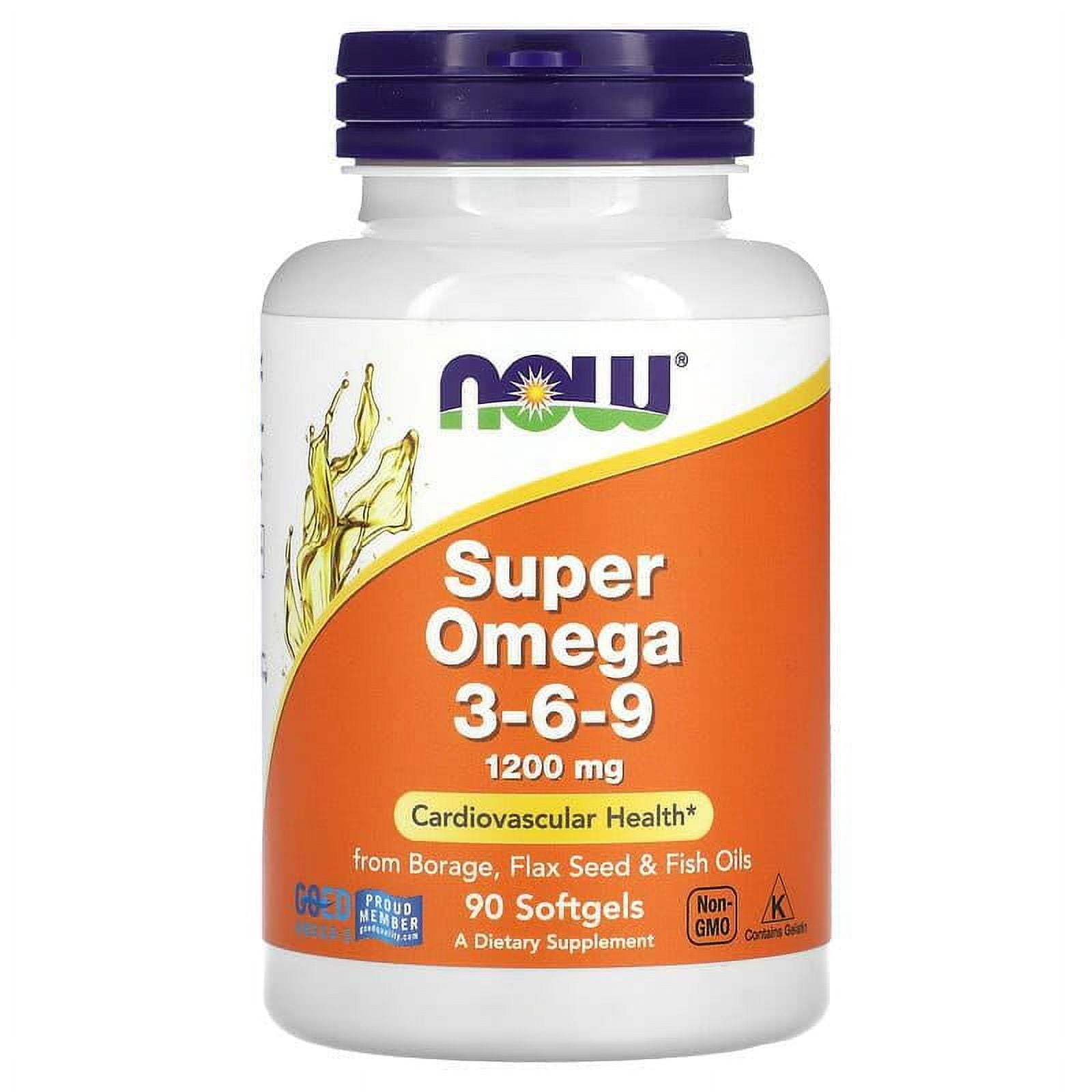 NOW FOODS SUPEROMEGA 3-6-9 1200 MG 90 CÁPSULAS BLANDAS | Walmart en línea