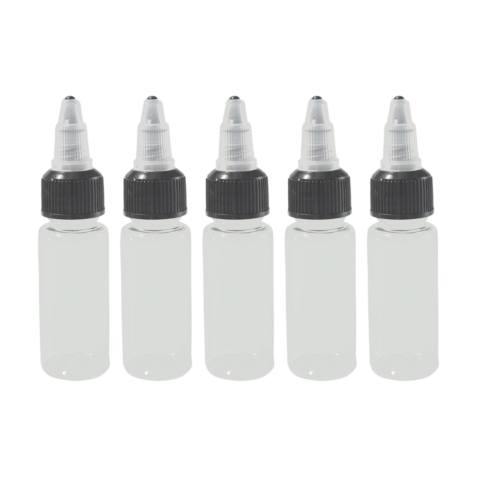 5 Pieces Paint Empty Bottle Containers Sharp Mouth Dropper Bottle with ...