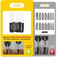 4 count Stripped Screw Extractor Set for Damaged Screws & Broken , M2 ...