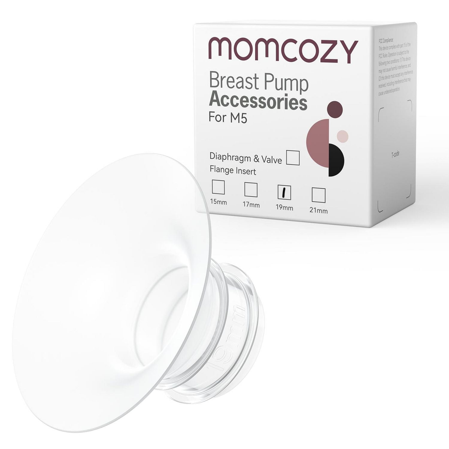 Click here for Momcozy 19mm Flange Insert For M5 Breast Pump - Bp... prices