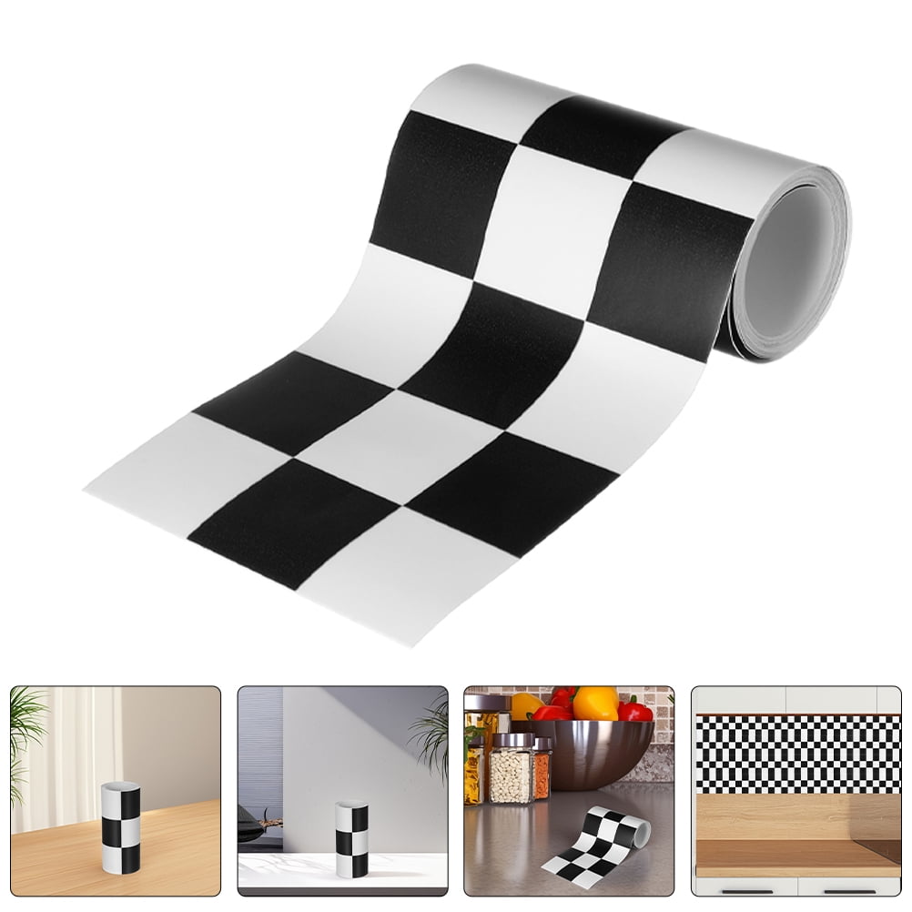 Click here for Operage Frcolor 2 Rolls Black White Checkerboard W... prices