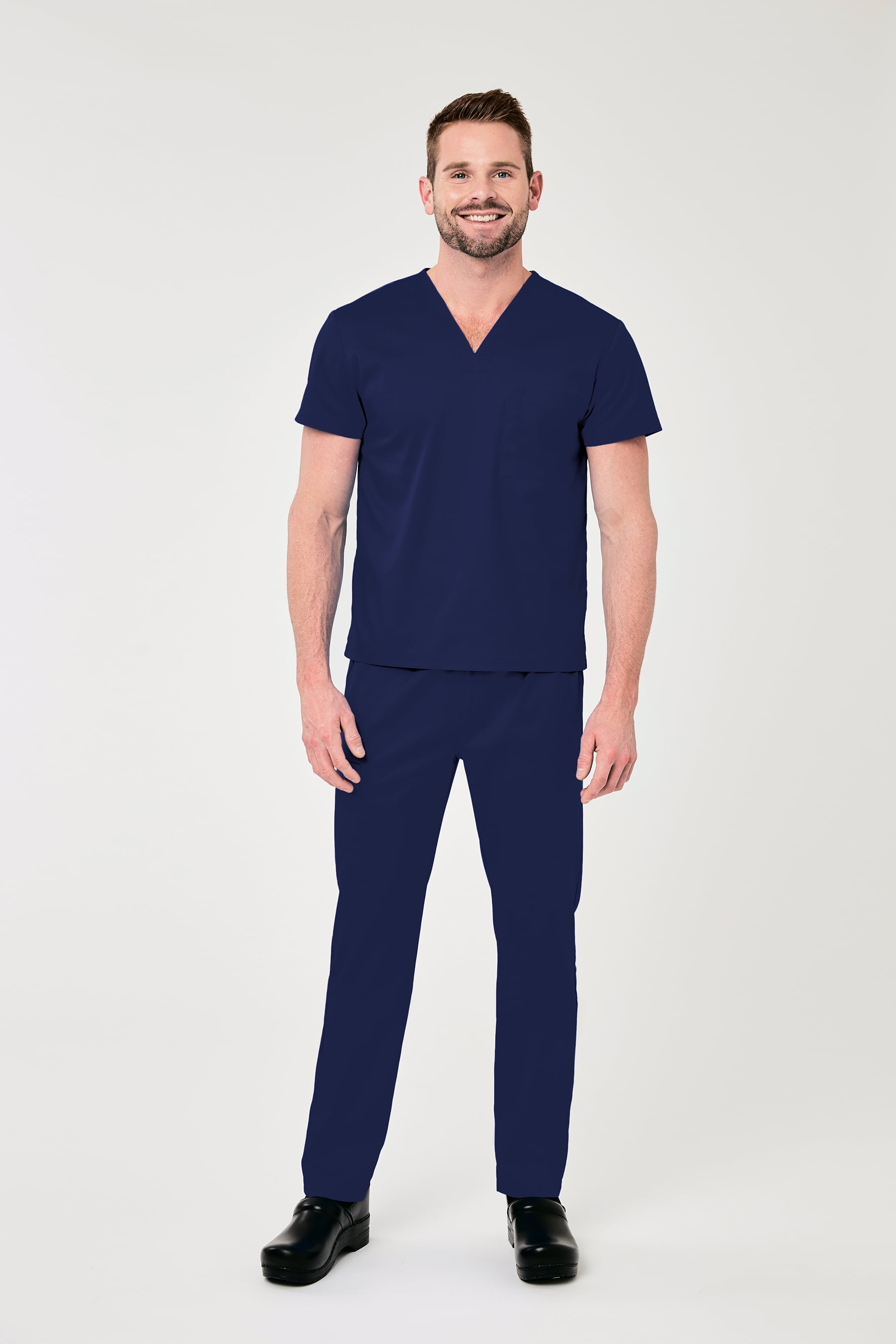 Elements EL9915 Scrub Set for Men and Women Navy Large - Walmart.com