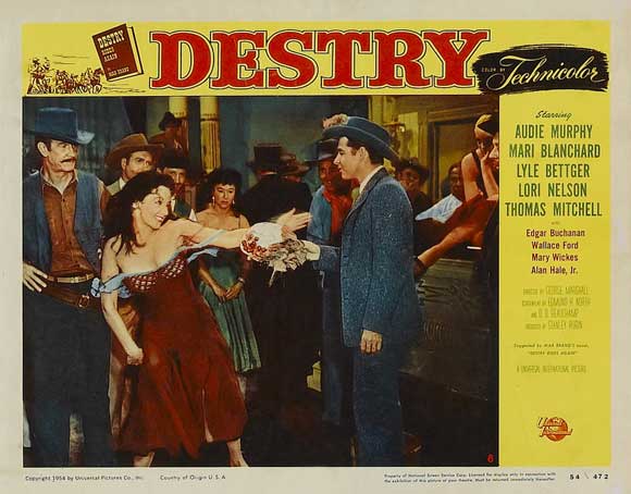 Destry - movie POSTER (Style B) (11" x 14") (1954) - Walmart.com ...