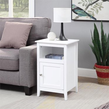 Small White Wood End Table - Walmart.com