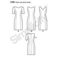 Simplicity Misses' Plus Size 20W-28W Amazing Fit Dress Pattern, 1 Each ...