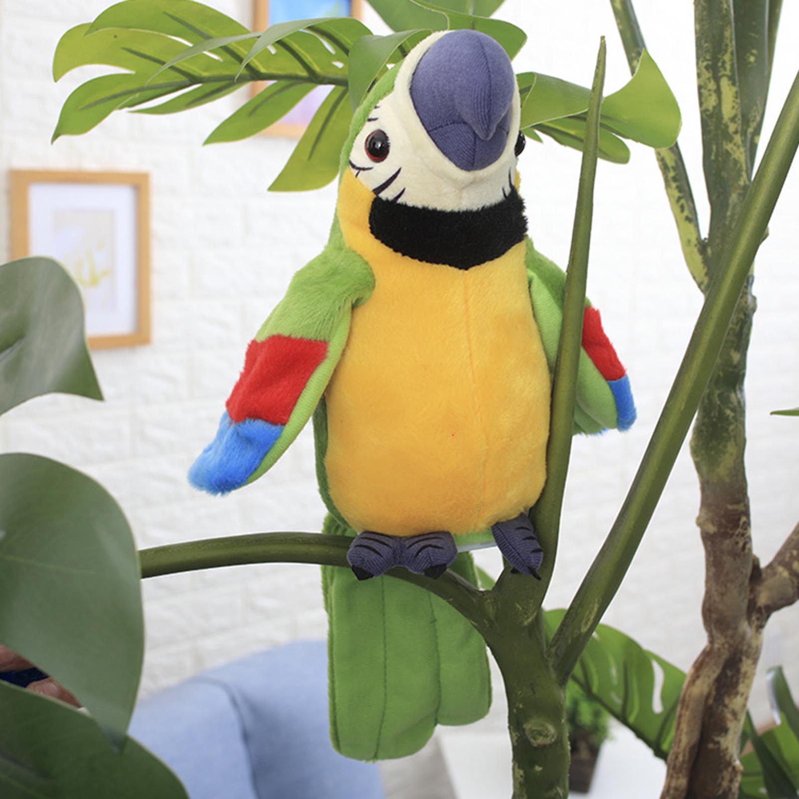 Buy Cuteam Parrot Doll,Children Electric Plush Toy Repeat Reading ...