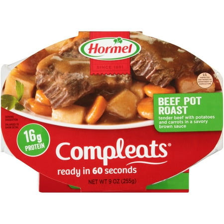 Hormel Compleats Beef Pot Roast, 10 Oz - Walmart.com