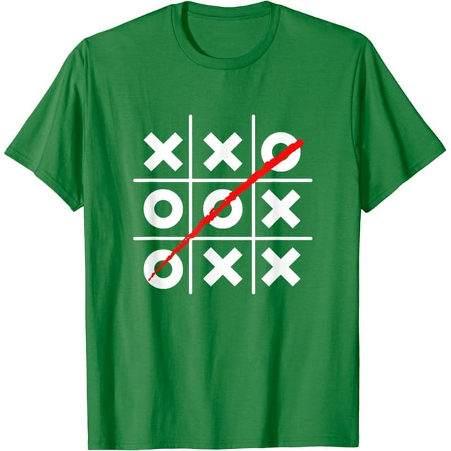 Tic Tac Toe Game Three in Row Traditional Kids Puzzle Game T-Shirt ...