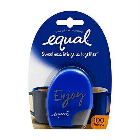 Equal, Sugar Substitute Tablets, 100 Ct, Zero Calorie, Travel-Friendly ...
