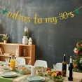 Adios to My 30's Banner - Mexican Gold Glitter 39th,40th Birthday Party ...