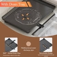 Foldable Over Sink Dish Drying Rack, 3-Tier Carbon Steel Dish Rack ...